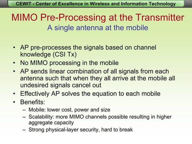 Introduction to Wireless MIMO – Theory and Applications | PDF