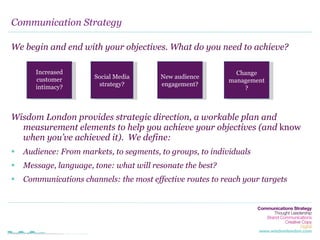 Introduction To Wisdom London | PPT | Marketing and Advertising | Business