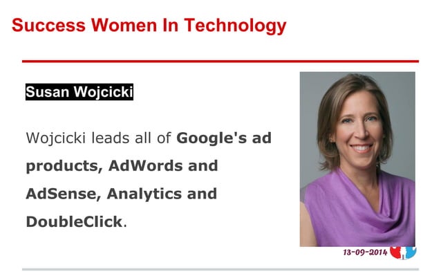 Introduction to women in technology | PPT