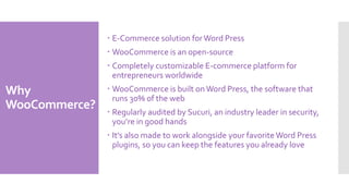 Introduction to woocommerce | PPT