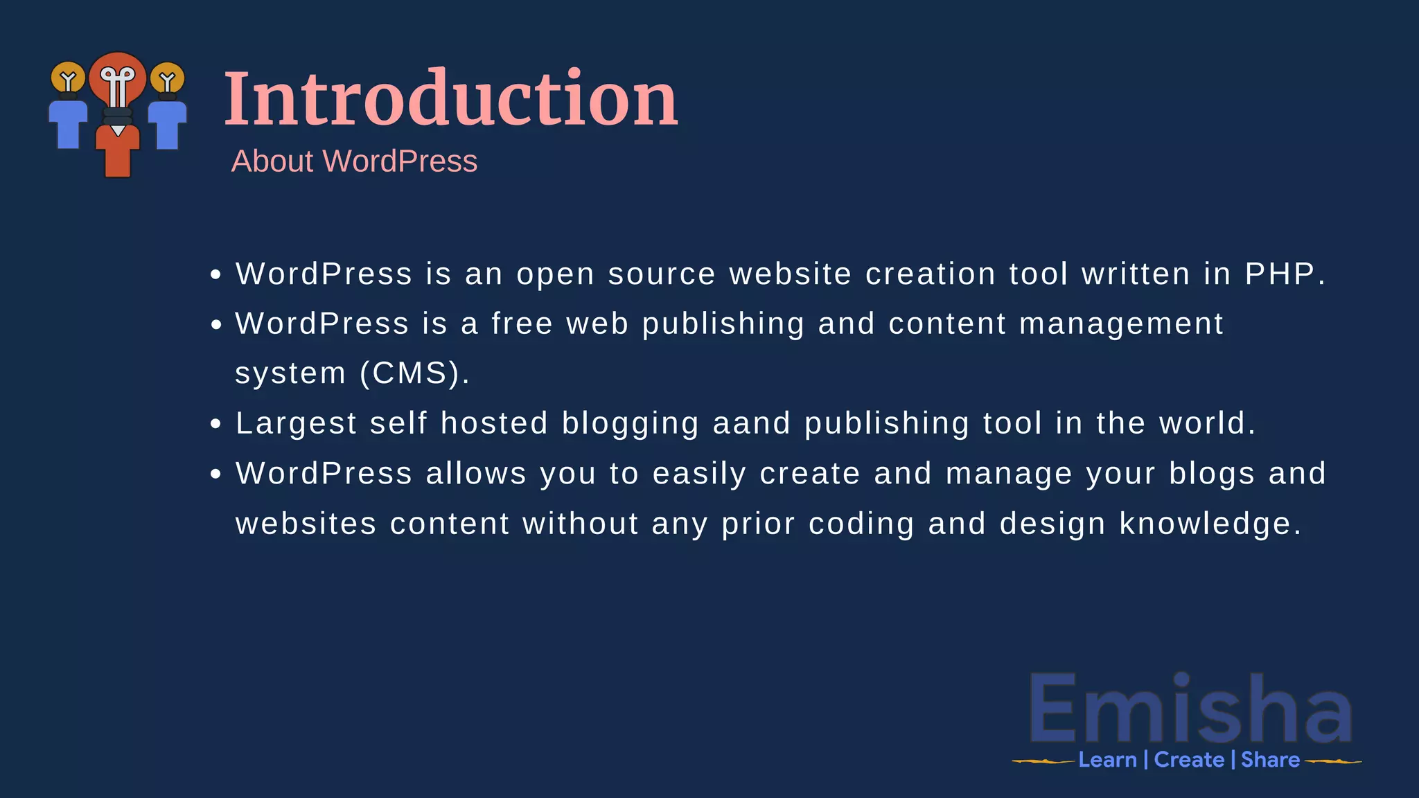Introduction to WordPress | PPT