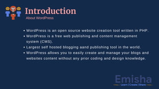Introduction to WordPress | PPT