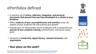 Introduction to Wordpress Student ePortfolios | PPT