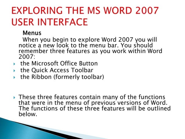 Introduction to word processing | PPTX | Operating Systems | Computer ...