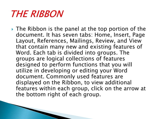 Introduction to word processing | PPTX | Operating Systems | Computer ...