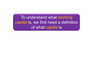 Introduction to working capital | PDF