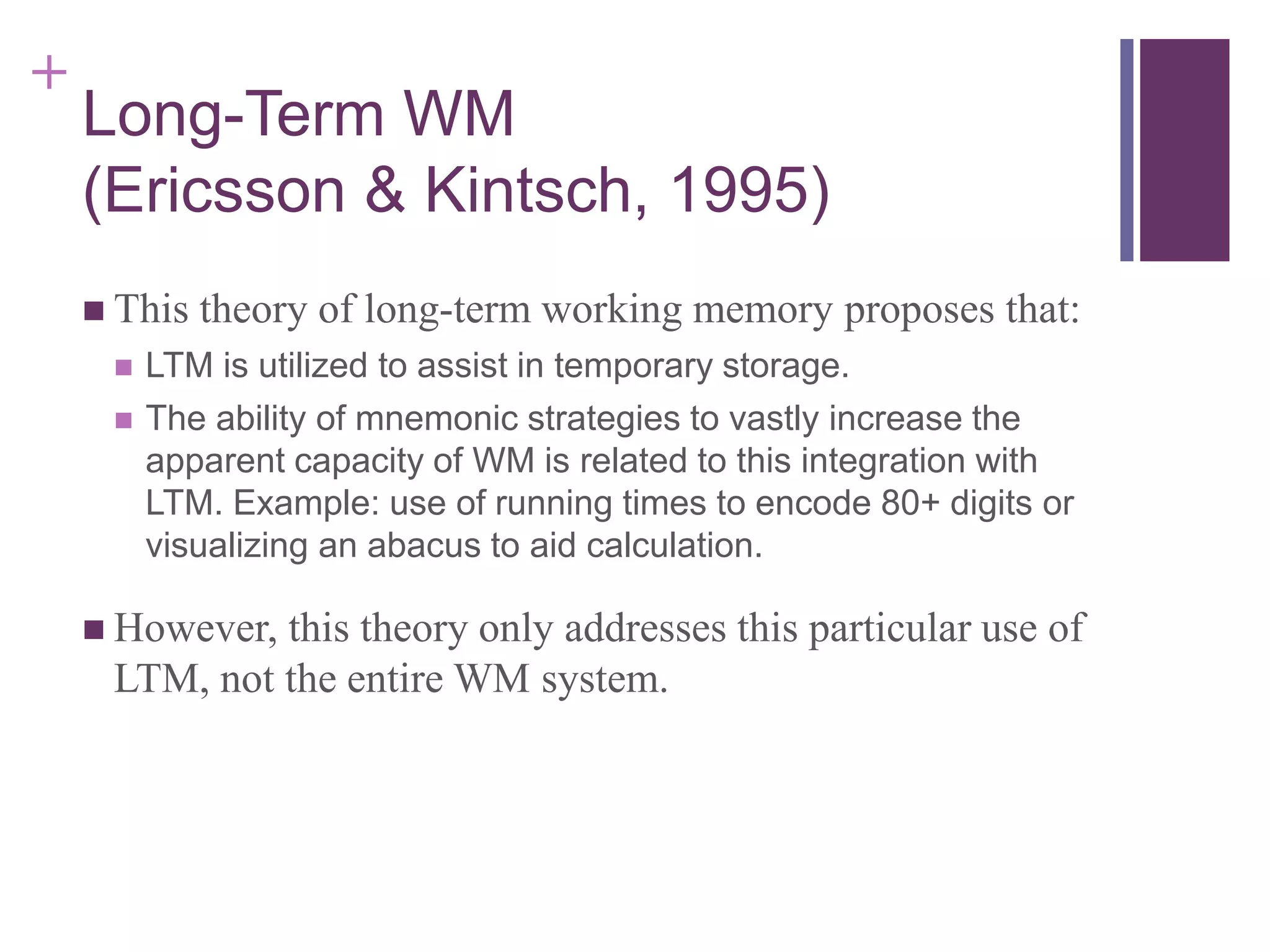 Introduction to working memory | PPT