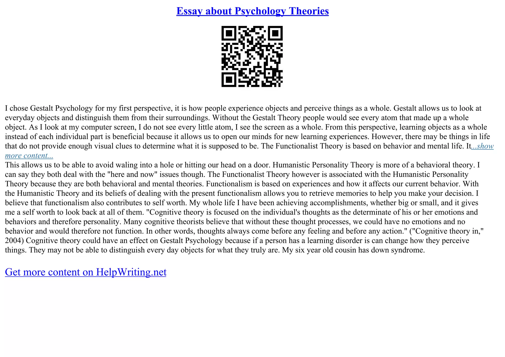 Introduction To Work Psychology | PDF