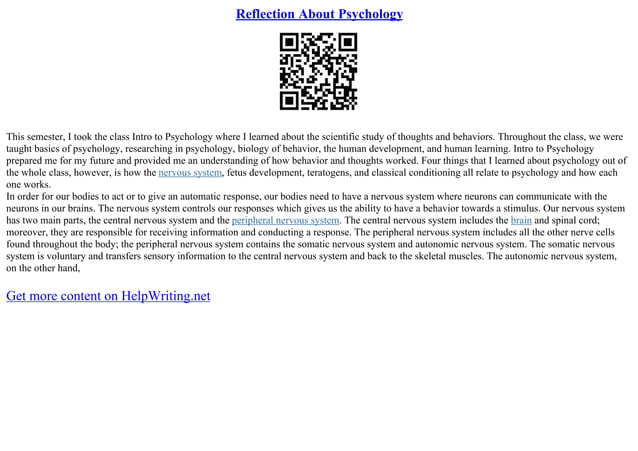 Introduction To Work Psychology | PDF