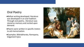 Introduction to world literature. | PPTX