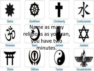 Introduction to world religion | PPTX