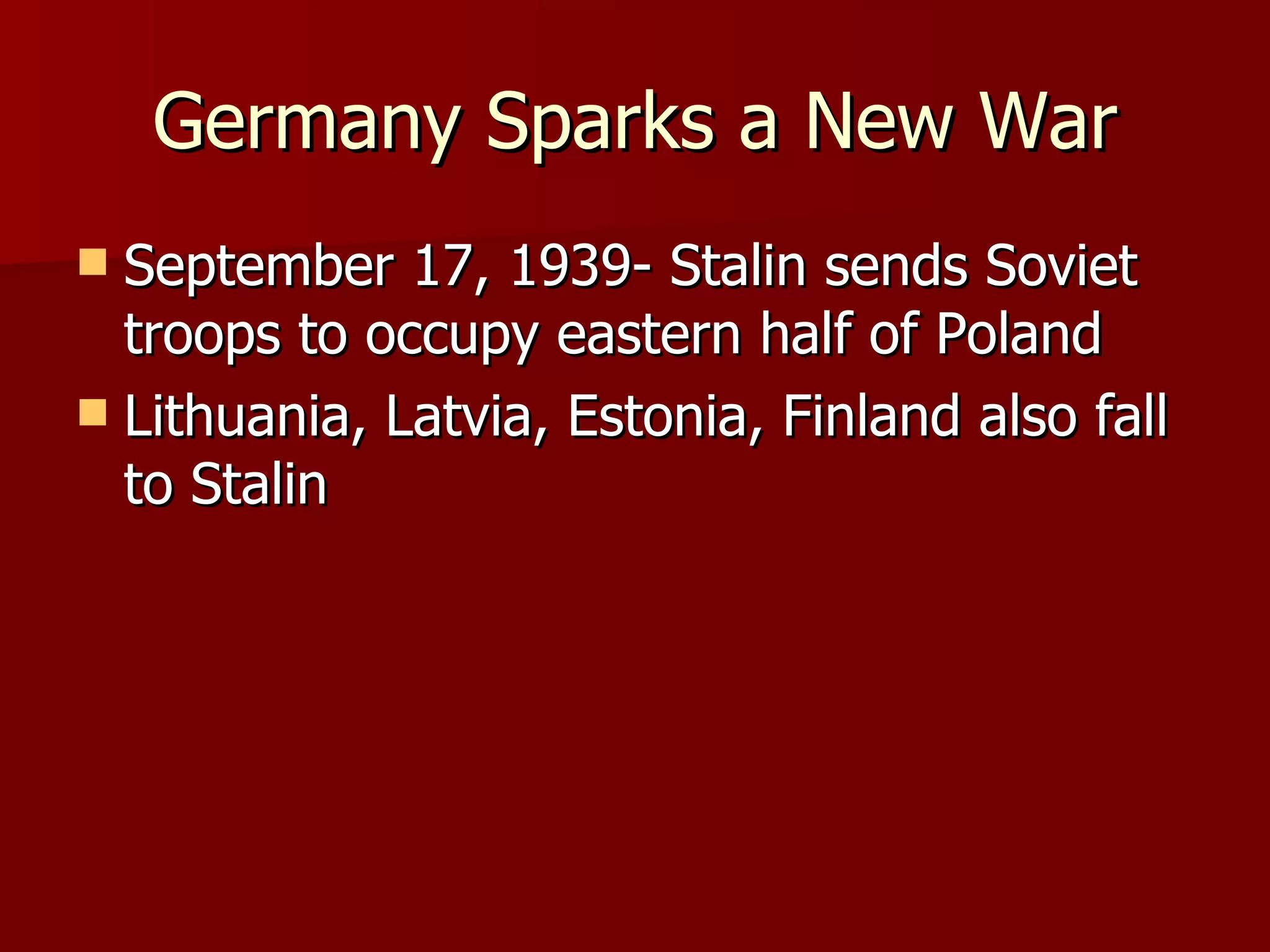 Introduction To World War Two Revised | PPT