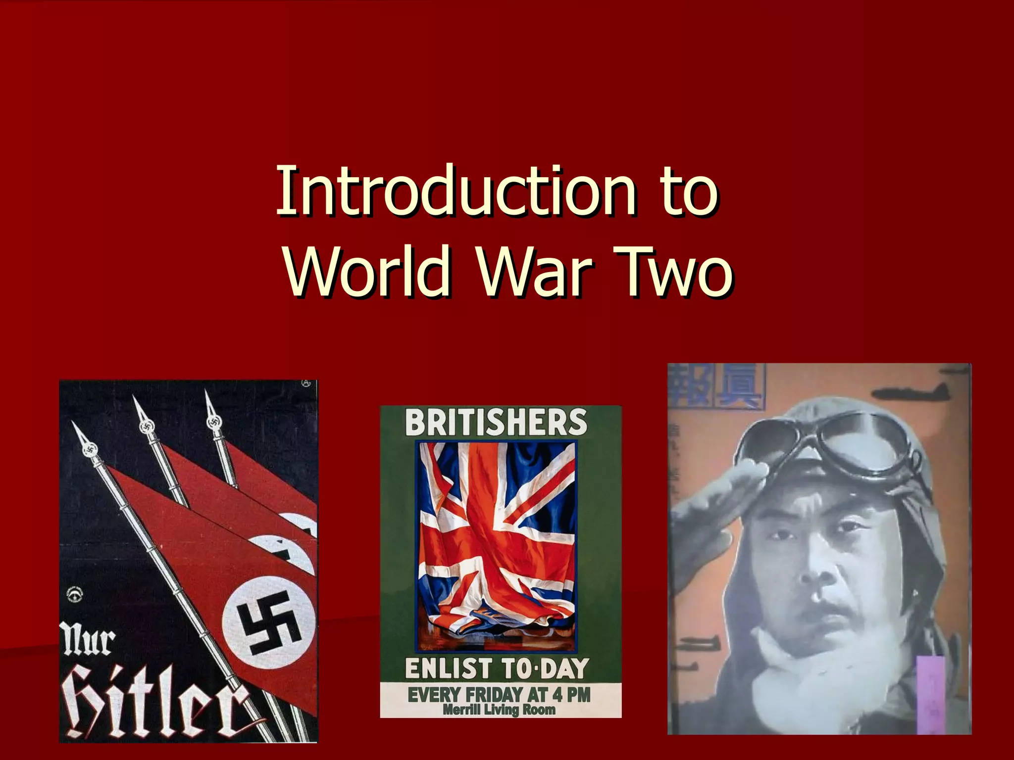 Introduction To World War Two Revised | PPT