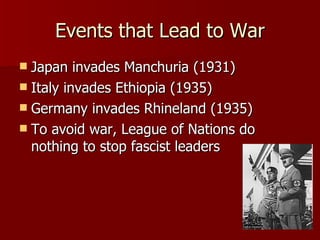 Introduction To World War Two Revised | PPT