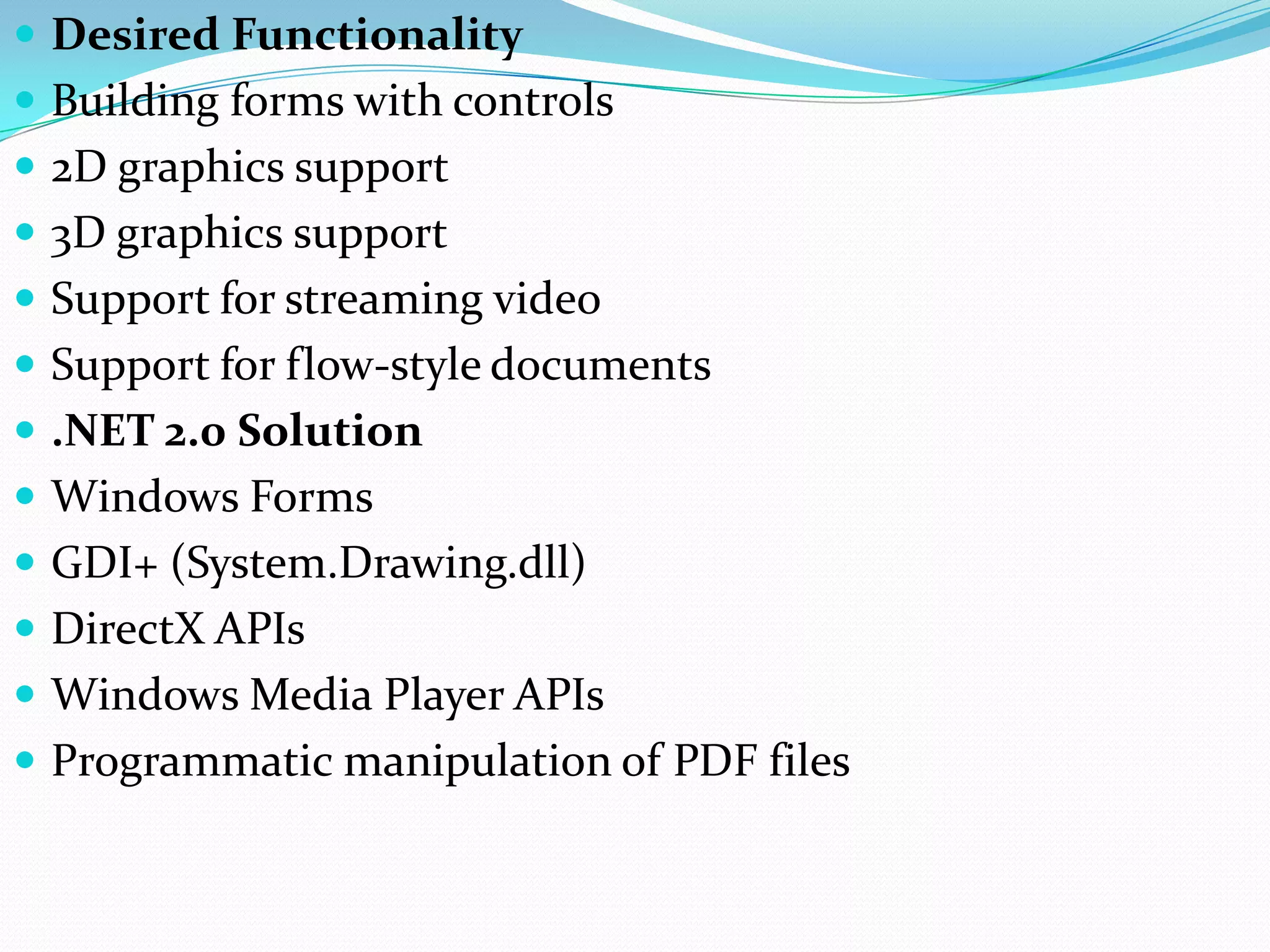 Introduction To Wpf Pptx Operating Systems Computer Software And