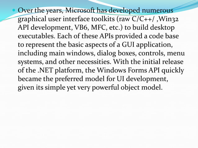 Introduction To Wpf Pptx Operating Systems Computer Software And 7593