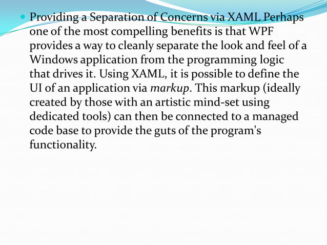Introduction To Wpf Pptx Operating Systems Computer Software And Applications