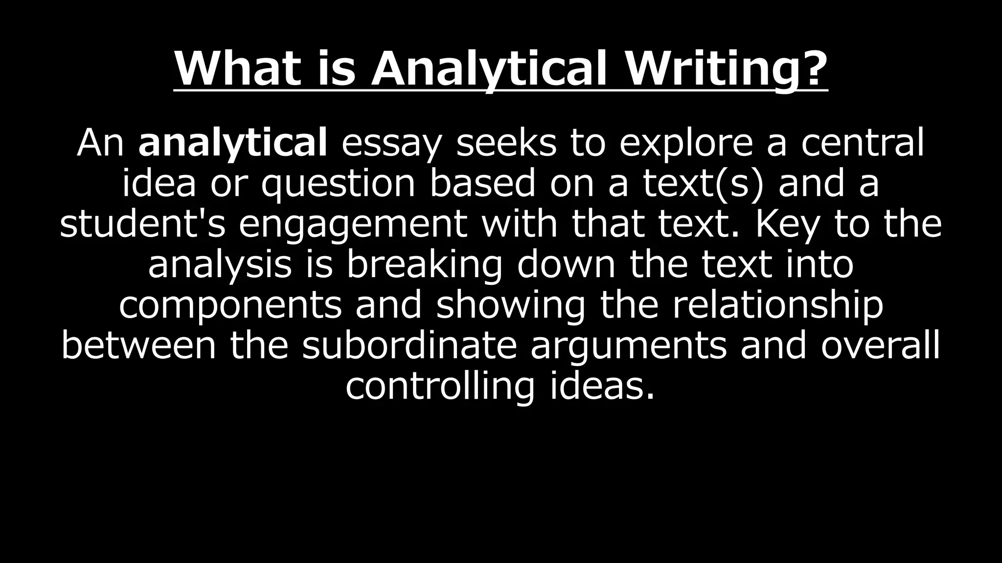 Introduction to Writing About Art - Analytic | PPTX | Educational ...