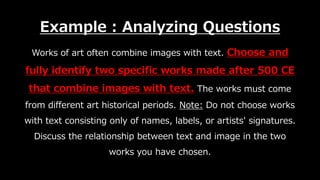 Introduction to Writing About Art - Analytic | PPTX | Educational ...