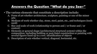 Introduction to Writing About Art - Critical | PPT