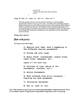 Introduction to writing algorithms | PDF