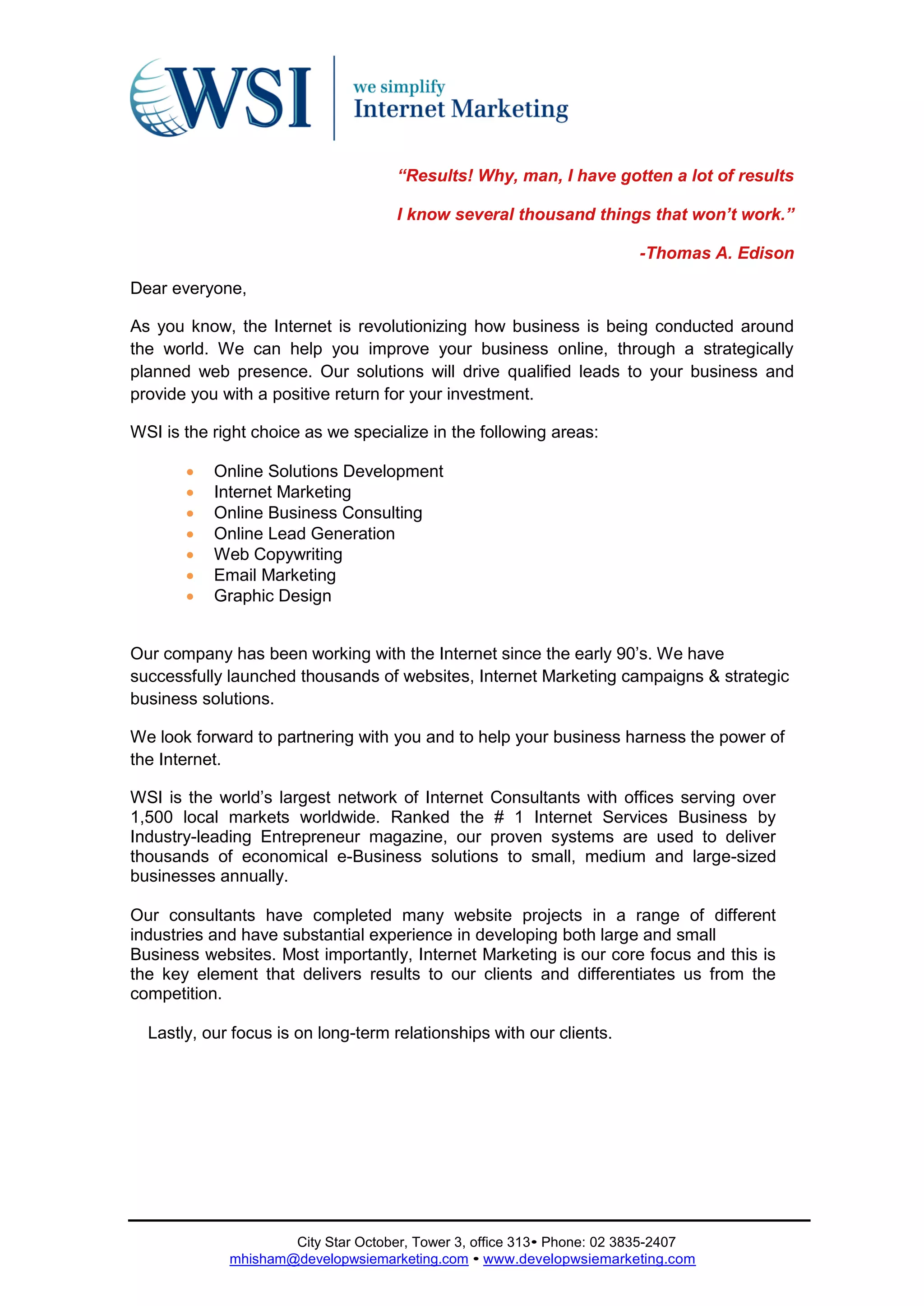 Introduction to WSI | PDF