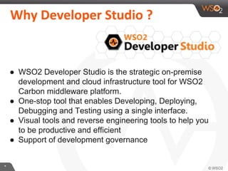 Introduction to WSO2 Developer Studio | PPT