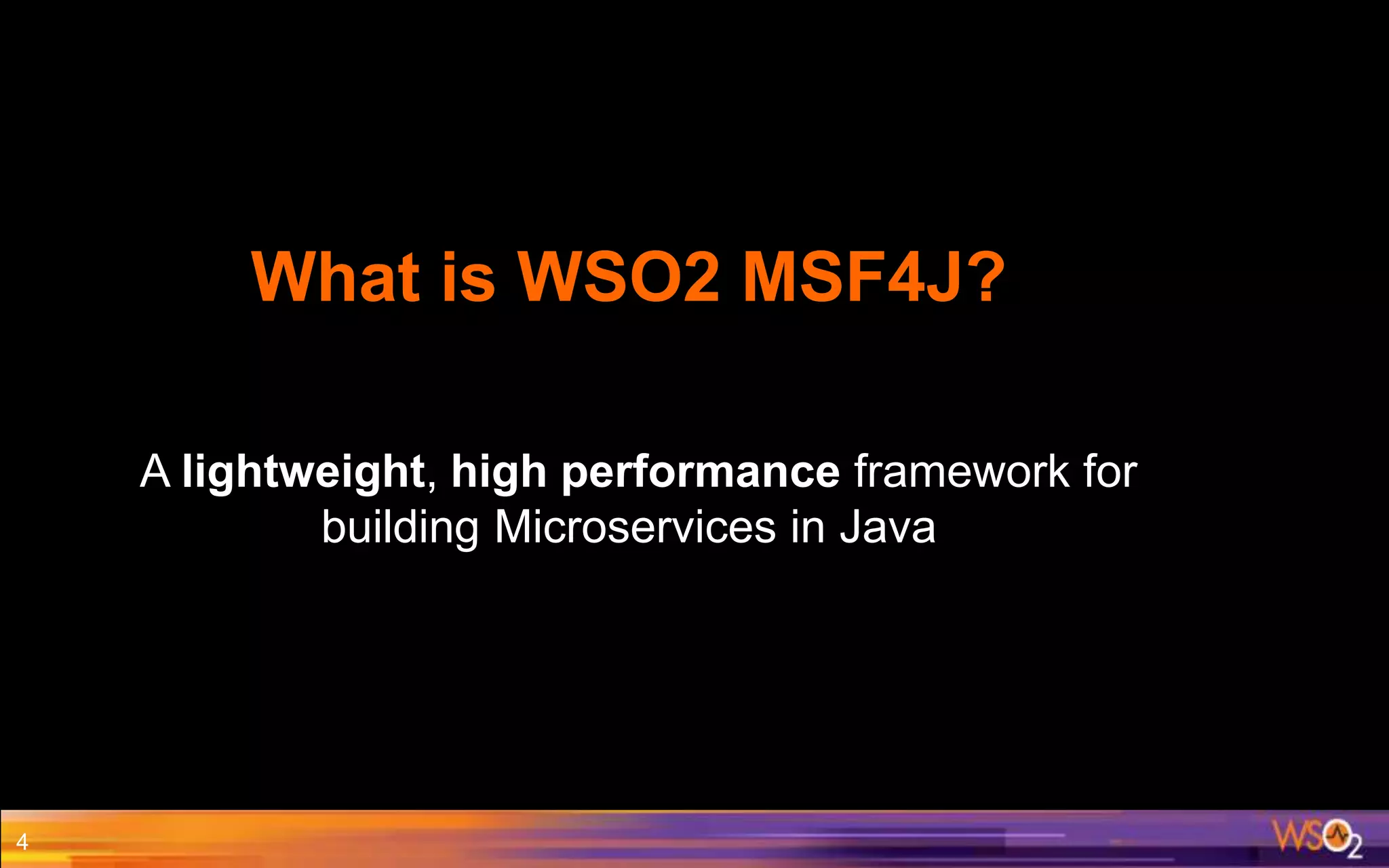An Introduction to WSO2 Microservices Framework for Java | PPT