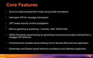 An Introduction to WSO2 Microservices Framework for Java | PPT