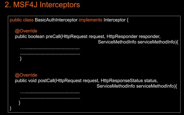 An Introduction to WSO2 Microservices Framework for Java | PPT