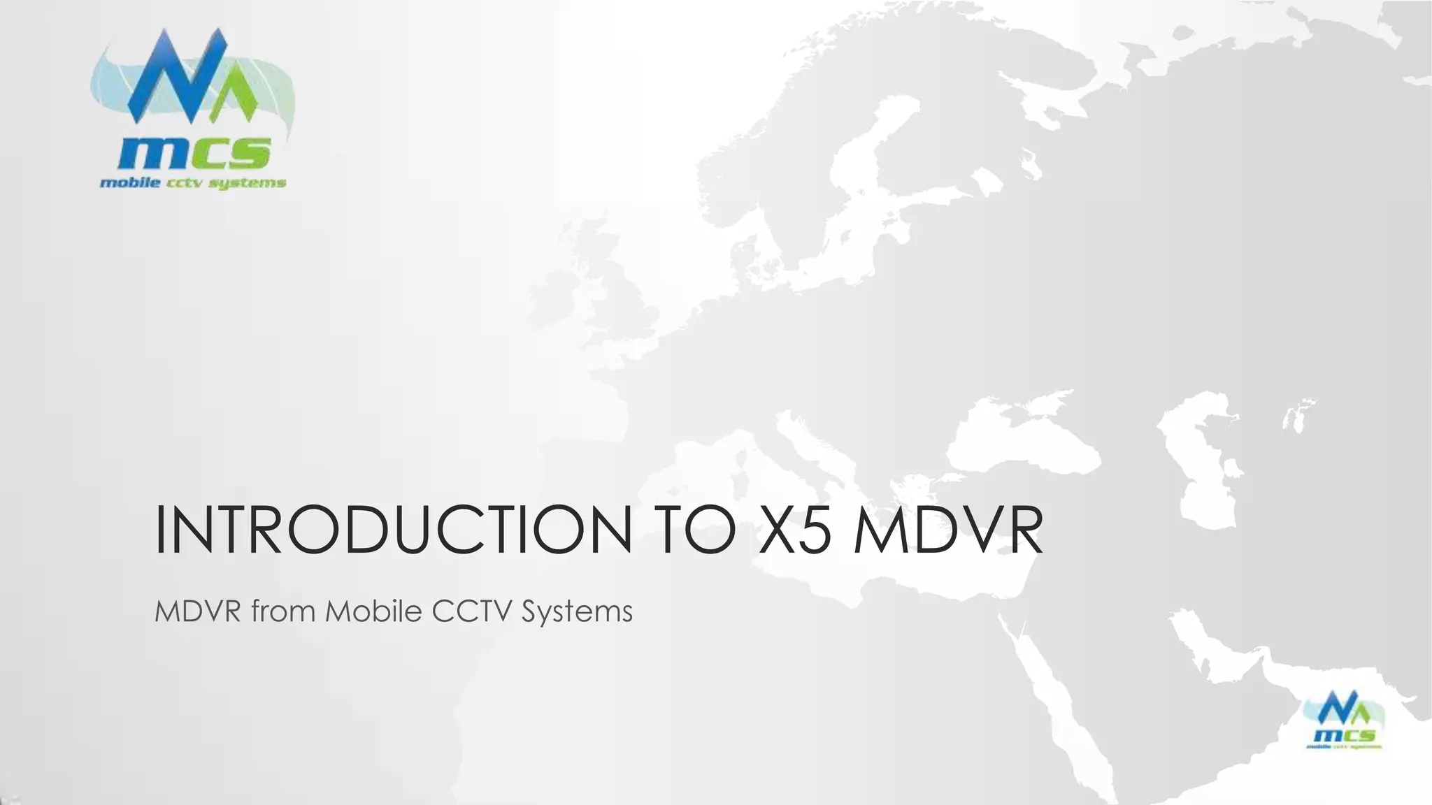 Introduction to x5 mdvr | PPTX