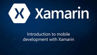 Introduction to Xamarin | PPTX