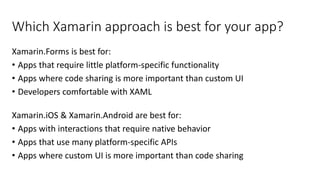 Introduction to Xamarin | PPTX