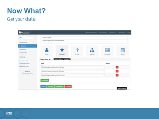 Introduction to the xAPI: Analysis | HT2 Learning | PPT