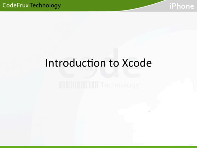 Introduction to xcode | PDF | Operating Systems | Computer Software and Applications