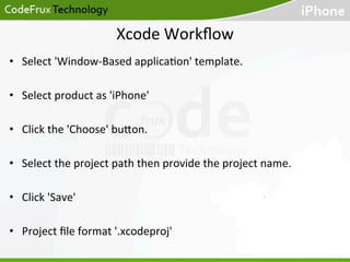 Introduction to xcode | PDF | Operating Systems | Computer Software and Applications