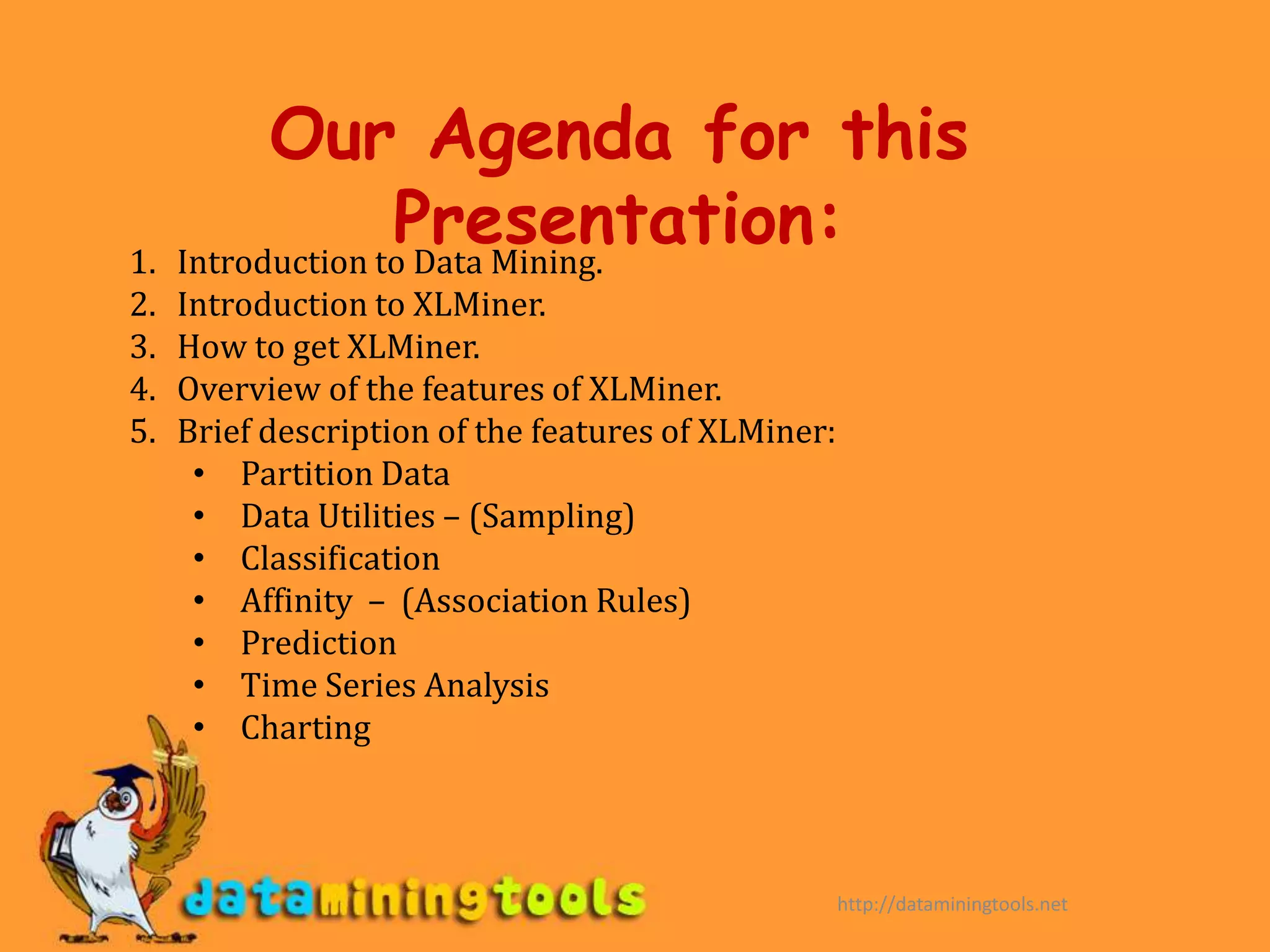 XL-MINER:Introduction To Xl Miner | PPTX