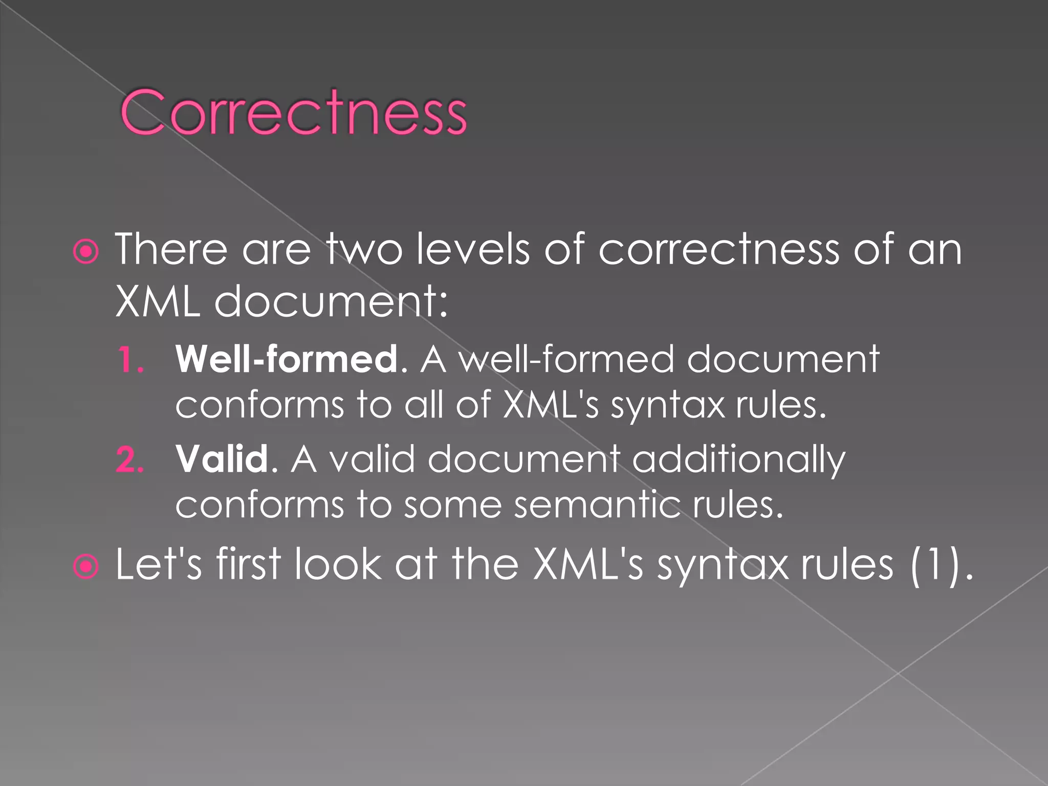 Introduction To Xml Ppt