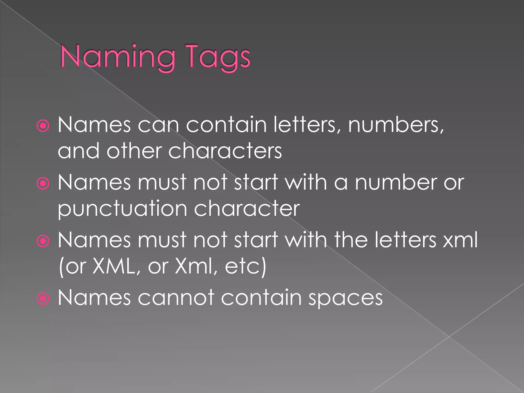 Introduction To Xml Ppt