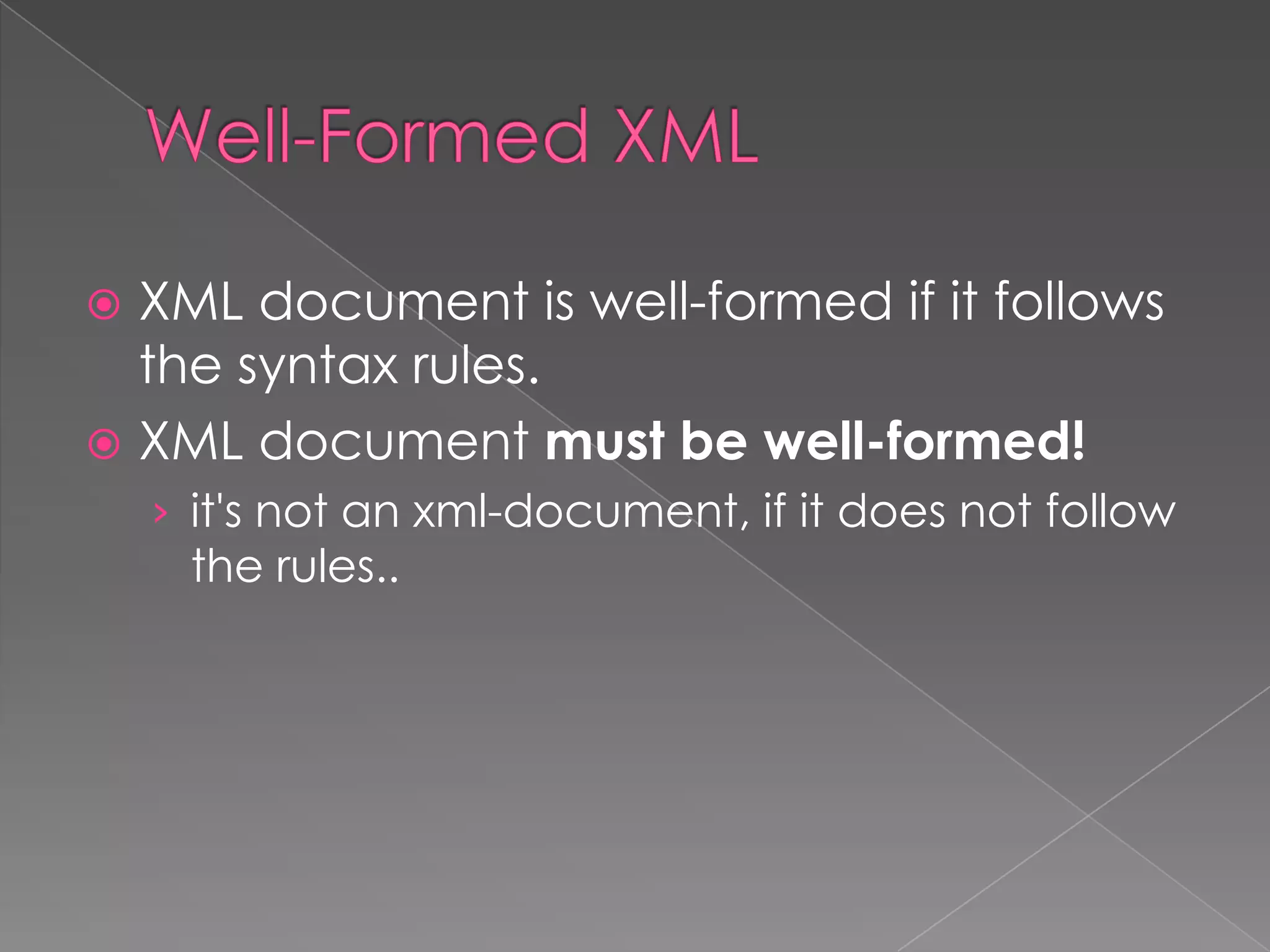 Introduction to xml | PPTX