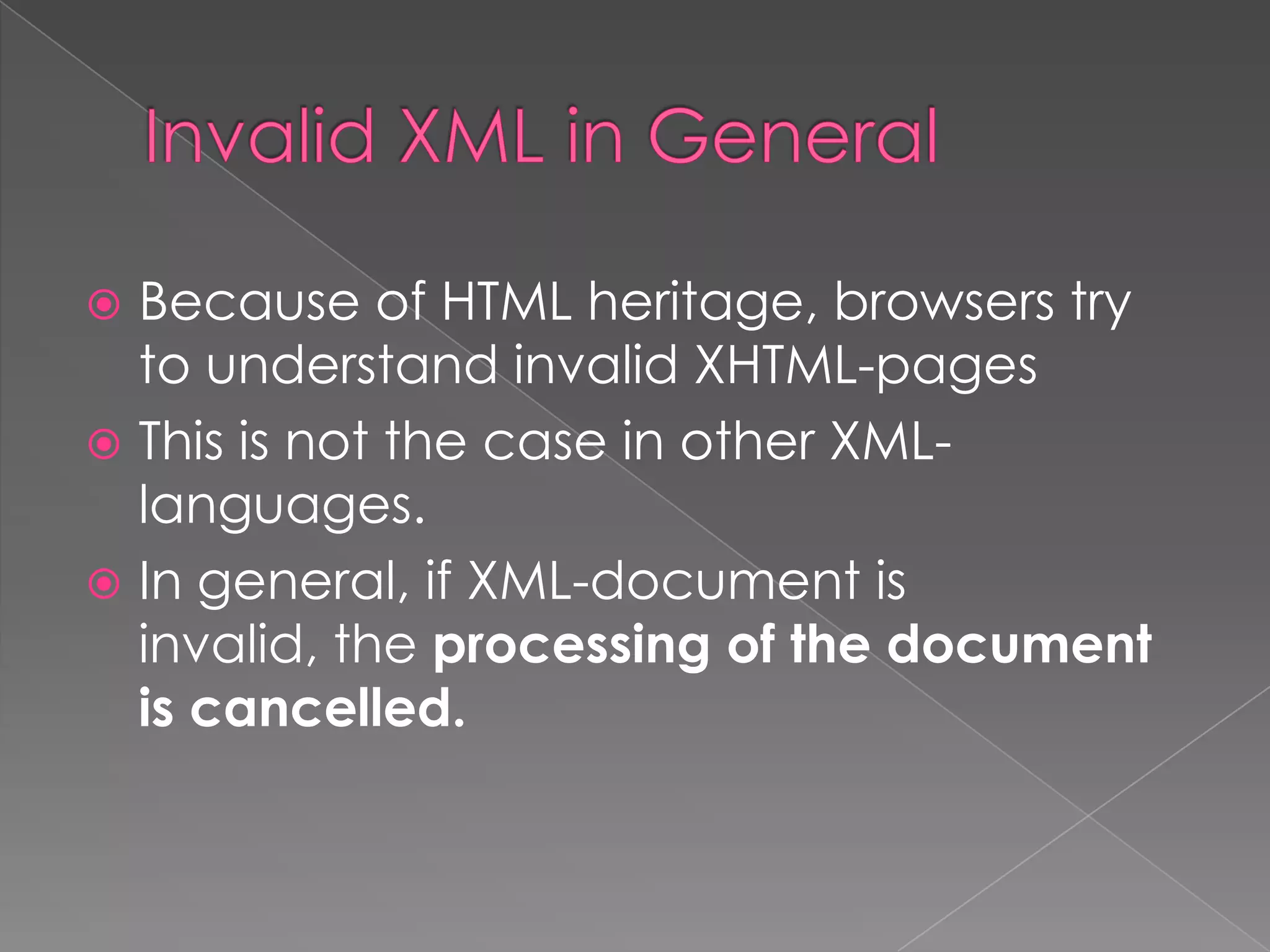 Introduction to xml | PPTX