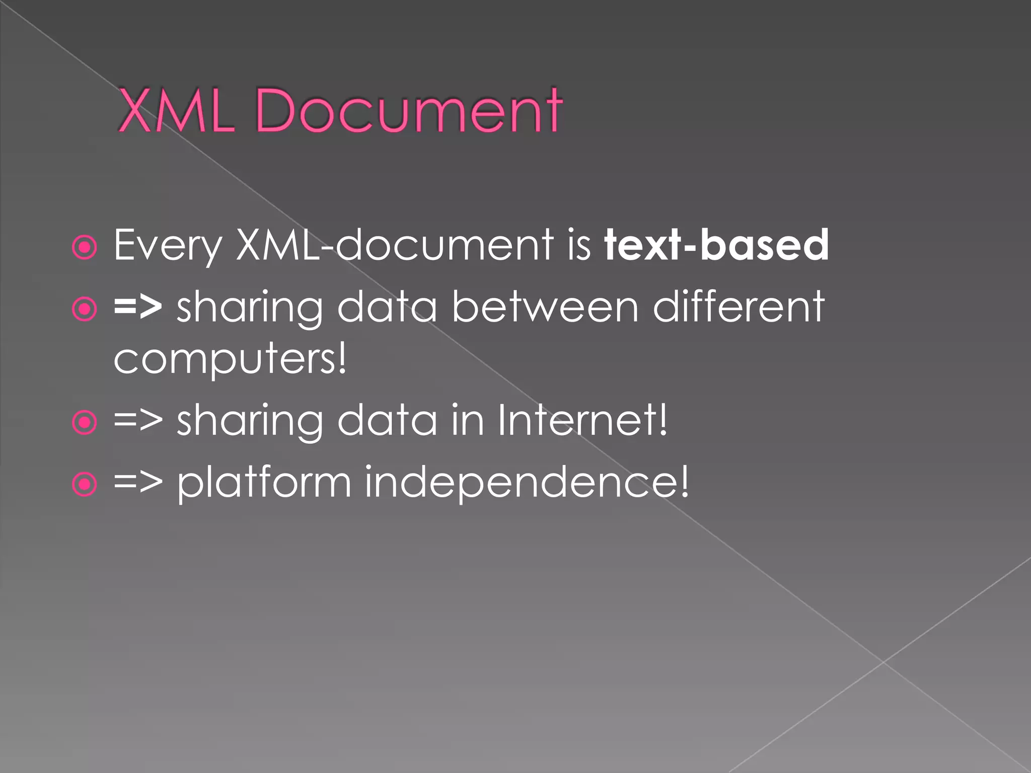 Introduction to xml | PPTX