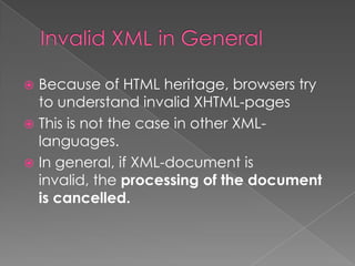 Introduction to xml | PPTX