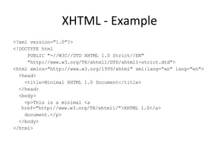Introduction to XML | PPT