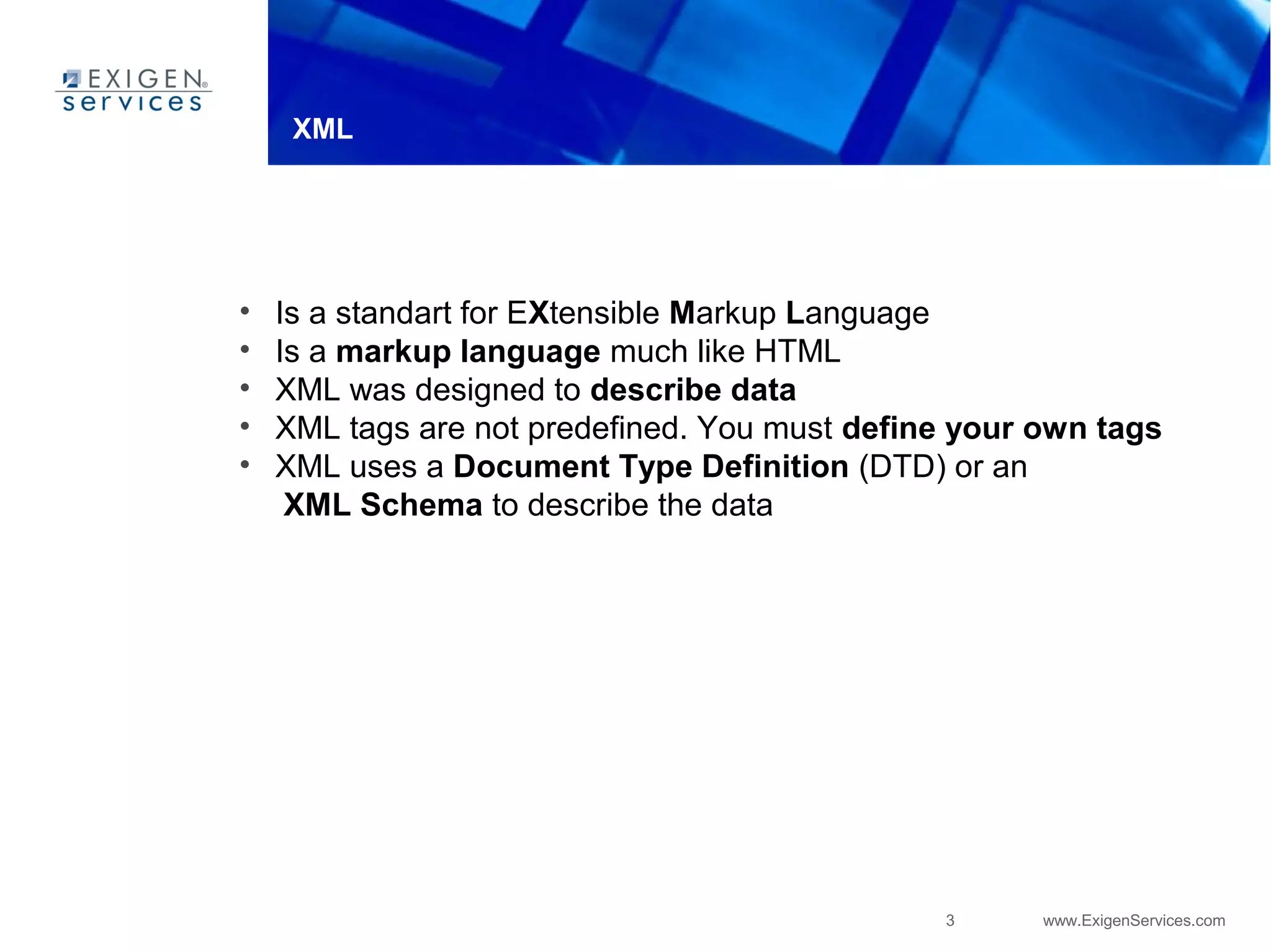 Introduction to xml | PPT
