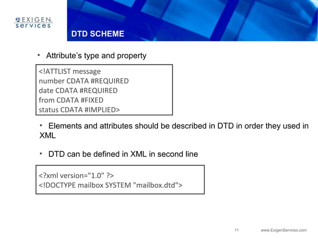 Introduction To Xml Ppt