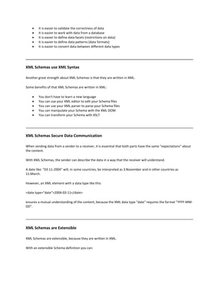 Introduction to xml schema | DOCX