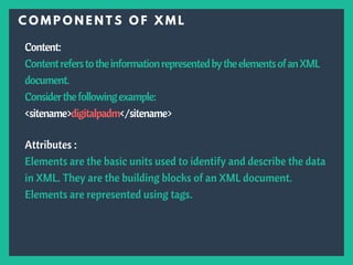 Introduction to XML Technology | PPT