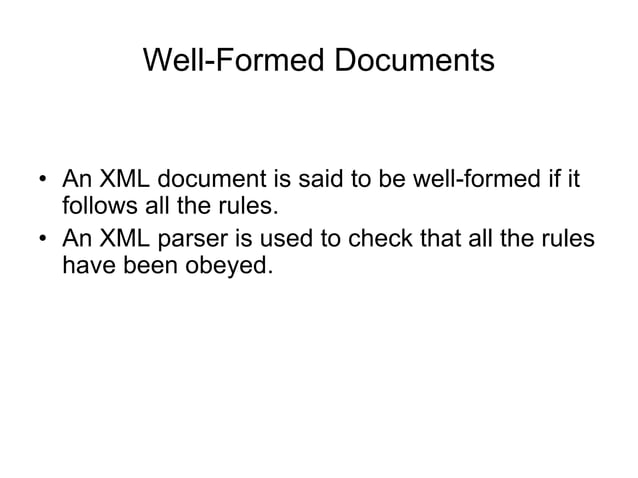 Introduction To Xml Uses Of Xml Wt Ppt 3892