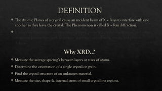 Introduction To XRD for Ayurvedic Formulations.pptx